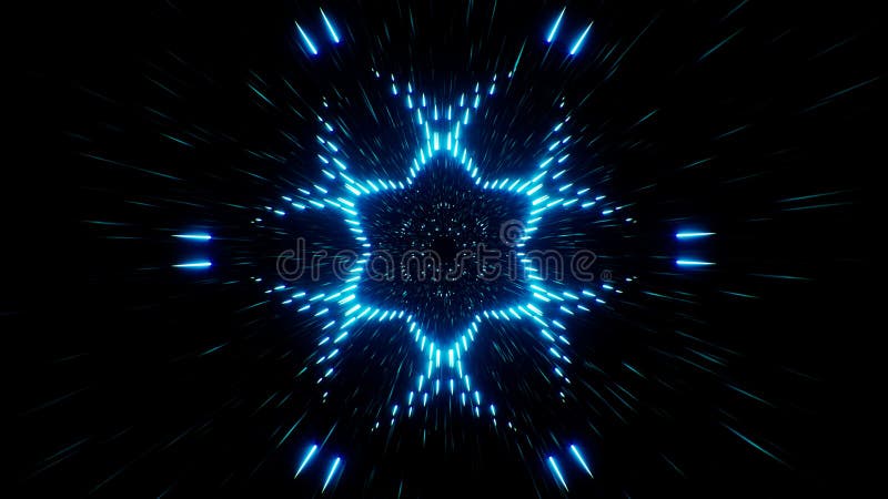 Pass through Star Shape Light Space Background Stock Illustration ...