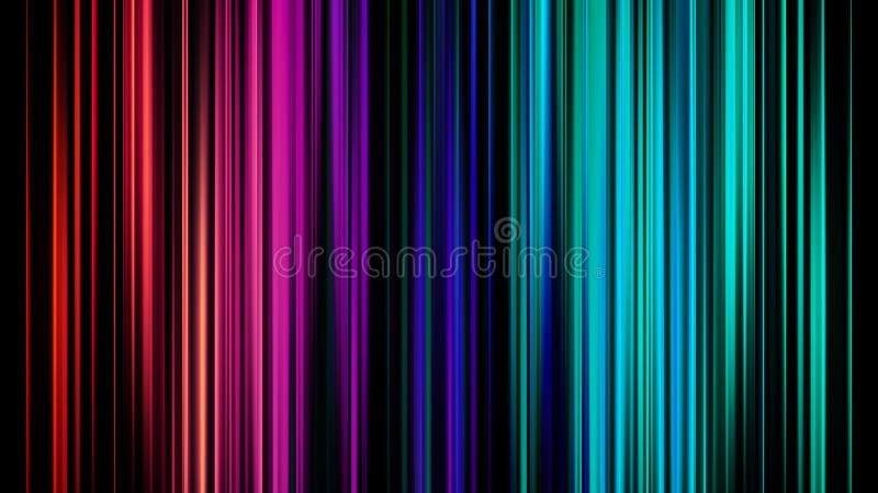 Glowing Blurred Light Stripes in Motion Over on Abstract Background ...