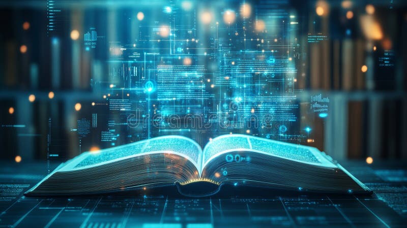 A Glowing Book with Open Pages, Signifying Effective Education and ...