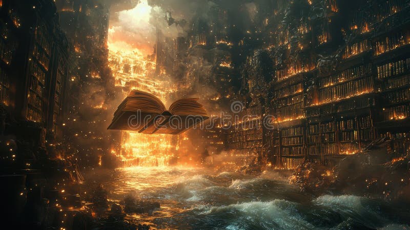 Fiery Library Setting Stock Photos - Free & Royalty-Free Stock Photos ...