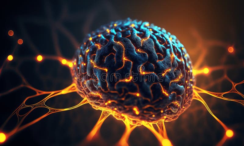 Neuronal Activity in the Brain, Neural Network, Neuroactivity, Synapses ...