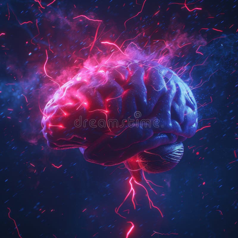 Electrical Brain Energy Stock Illustrations – 5,930 Electrical Brain ...