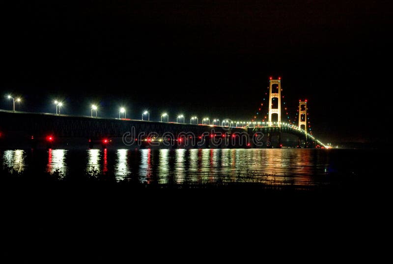 Glowing bridge stock photo. Image of lake, architecture - 44855192