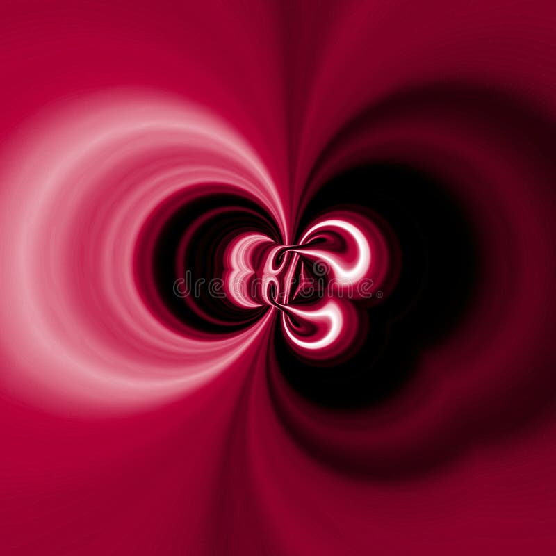 Glowing Bright Vivid Red and Pink Cyclone Style Pattern Stock ...