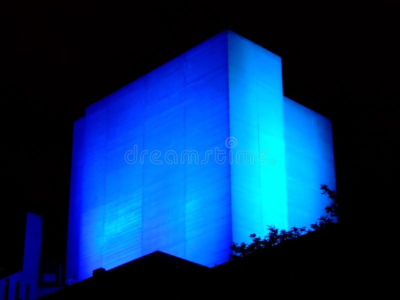 Glowing building stock image. Image of city, structure - 832919