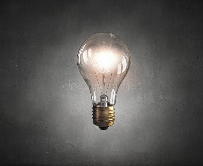 Glowing bulb stock image. Image of electricity, shine - 60132863