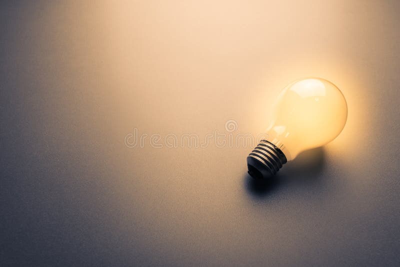 Glowing bulb stock image. Image of knowledge, idea, inspiration - 54855721