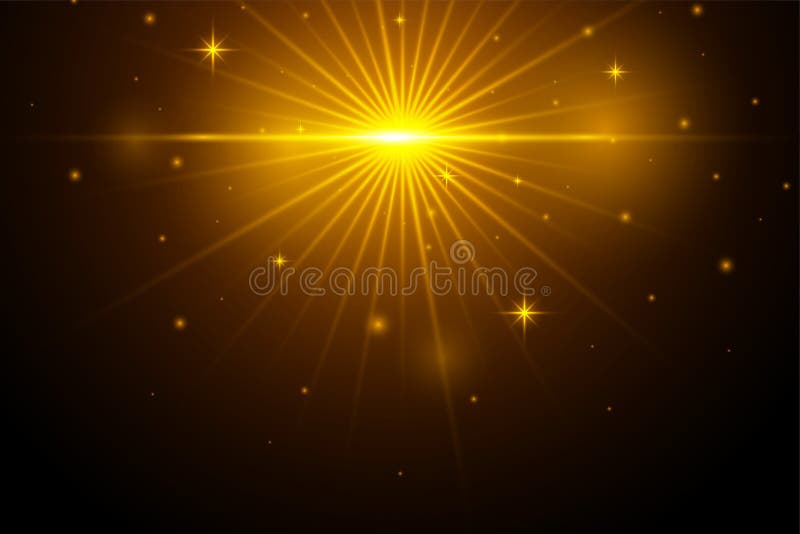Glowing Bursting Star Particle Background with Light Effect Stock ...