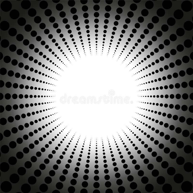 Glowing Center Radial Pattern Stock Vector - Illustration of glow ...