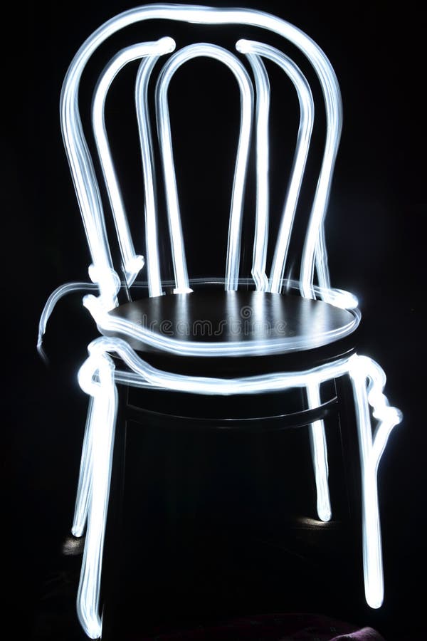 Glowing chair stock image. Image of light, glowing, dark - 31172907