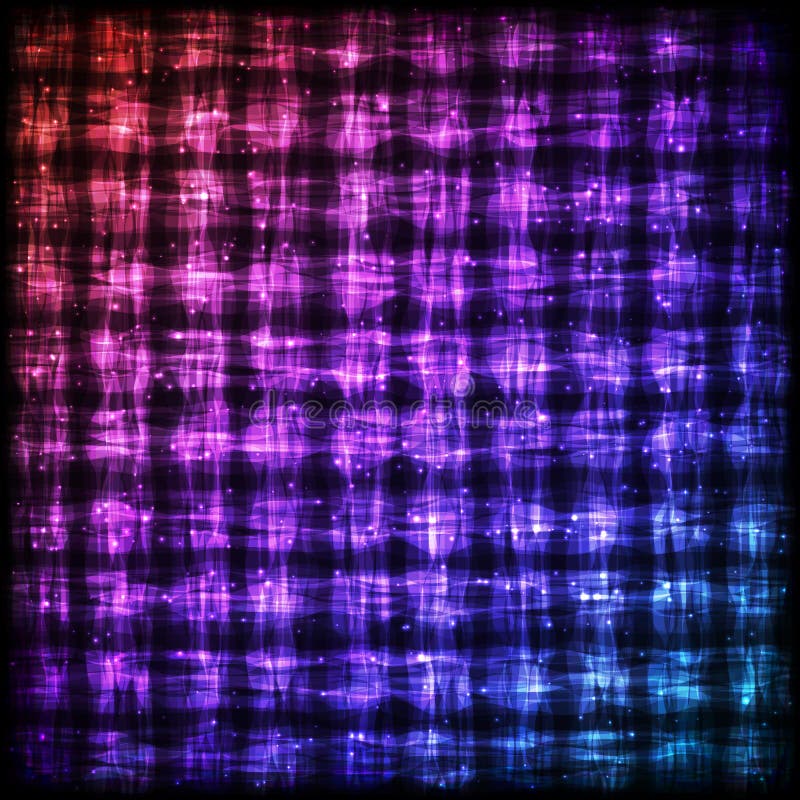 Glowing Checkered Pattern with Light Effect. Stock Vector ...