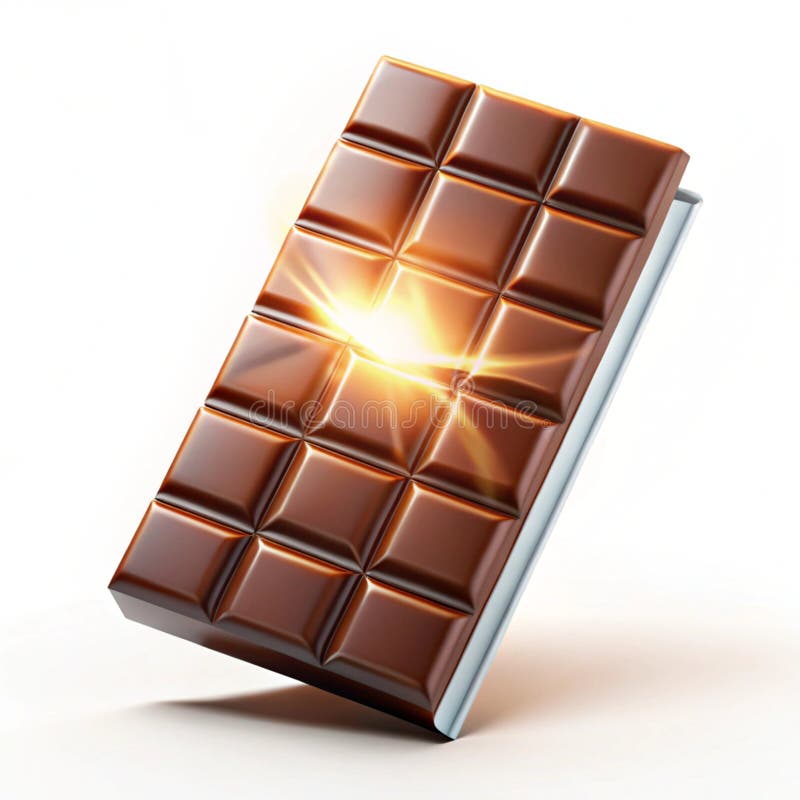 Tempting Glowing Chocolate Bar Stock Illustrations – 17 Tempting ...