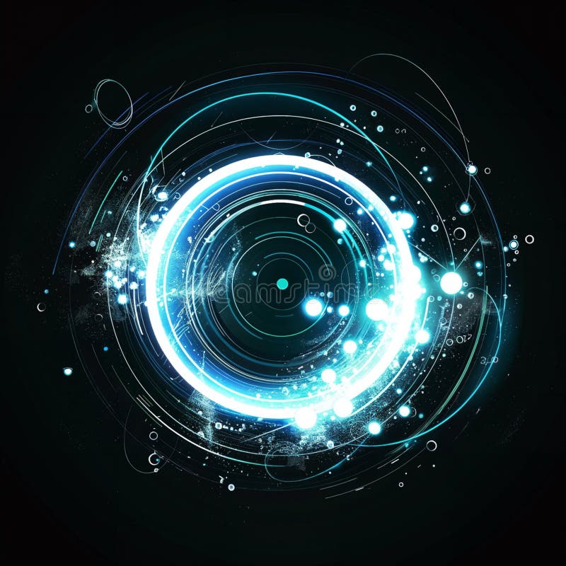 4K HD Optical Ring Special Effect Stock Illustration - Illustration of ...