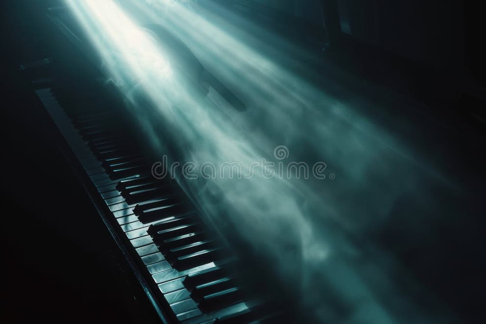 Glowing Classical Instruments in a Sparkling Symphony, Filling the ...