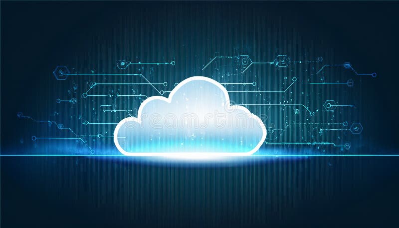 Blue cloud stock illustration. Illustration of like - 370270797