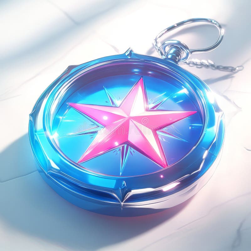 A Glowing Compass is Associated with Adventure, Fantasy, Digital Art ...