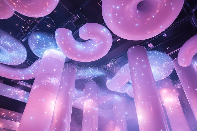 Glowing Constellations Light Up a Dynamic Club Environment, with Large ...