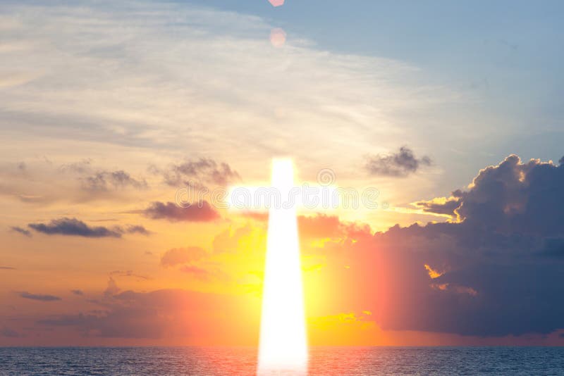 Glowing cross stock image. Image of glow, rays, bible - 25490357