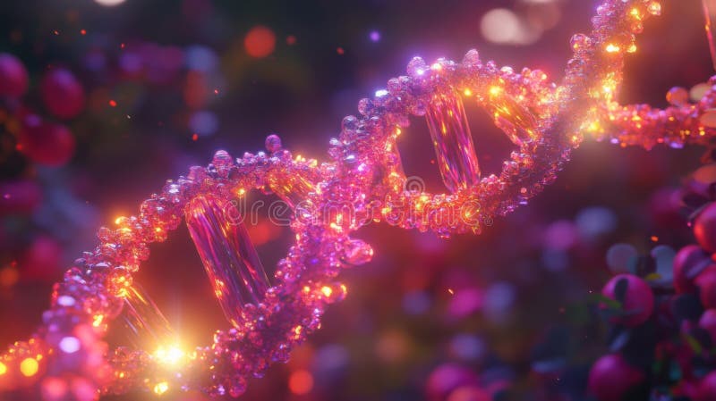 Crystallized Double Helix Dna Structure Stock Photos - Free & Royalty ...