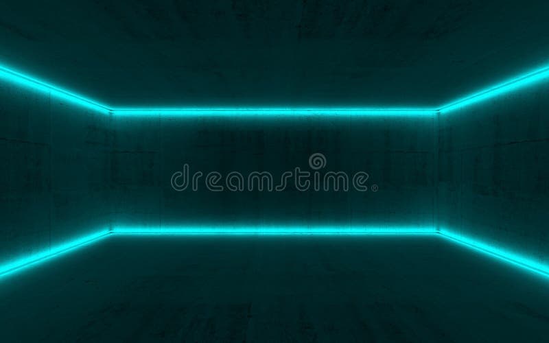 3d cyan lines stock illustration. Illustration of creative - 2428312
