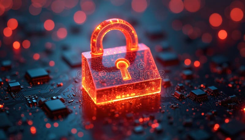 Glowing Cyber Lock Stock Illustrations – 11,045 Glowing Cyber Lock ...
