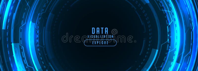 Glowing Cyber Research Digital Visualization Wallpaper Design Stock ...