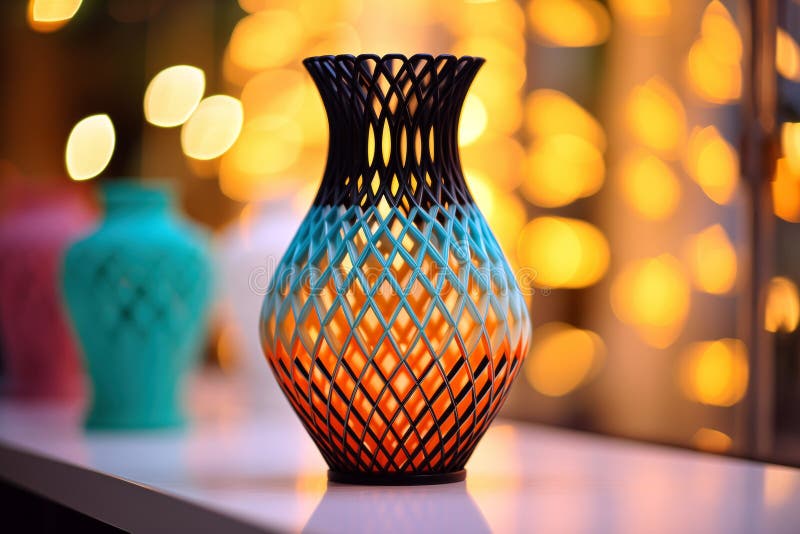 A Glowing 3D-printed Geometric Vase - a Blend of Technology and ...