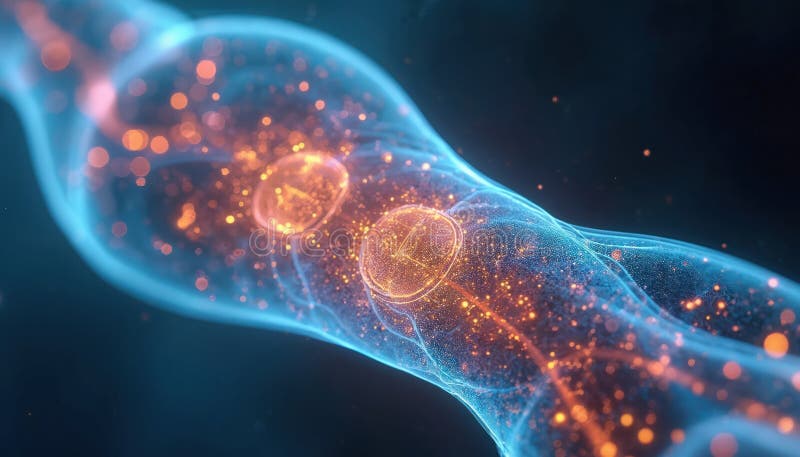 Glowing D Vitamin Absorption in Bone or Teeth X-ray Style. Translucent ...