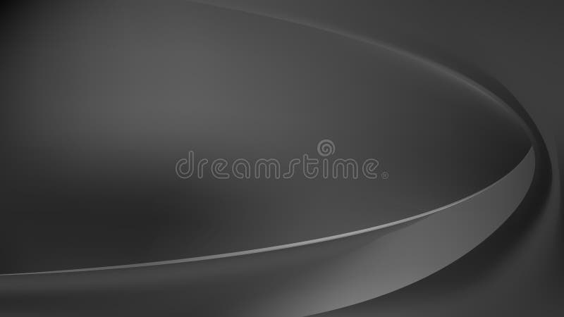 Glowing Dark Grey Wave Background Stock Vector - Illustration of glow ...