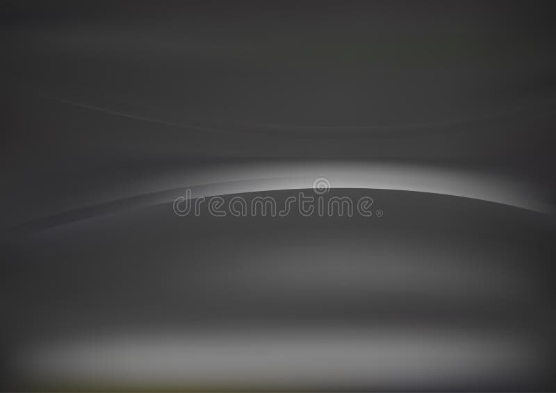 Glowing Dark Grey Wave Background Stock Vector - Illustration of ...