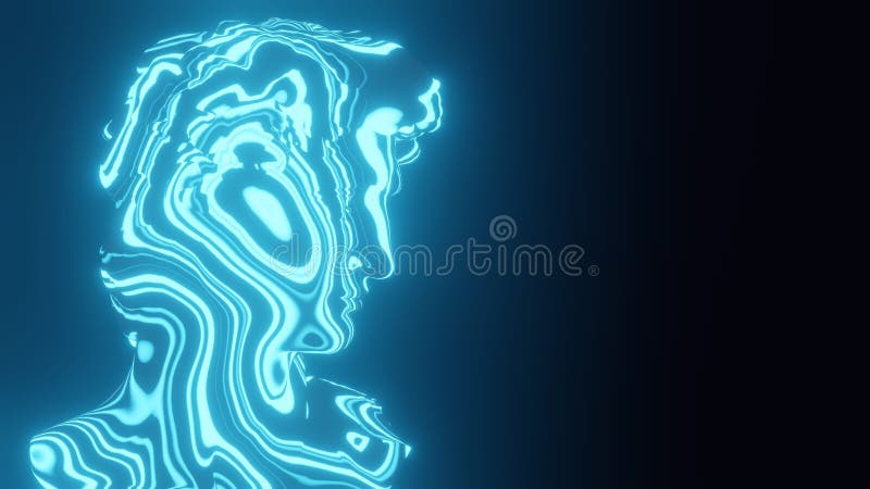 David Statue on Isolated Background Stock Illustration - Illustration ...