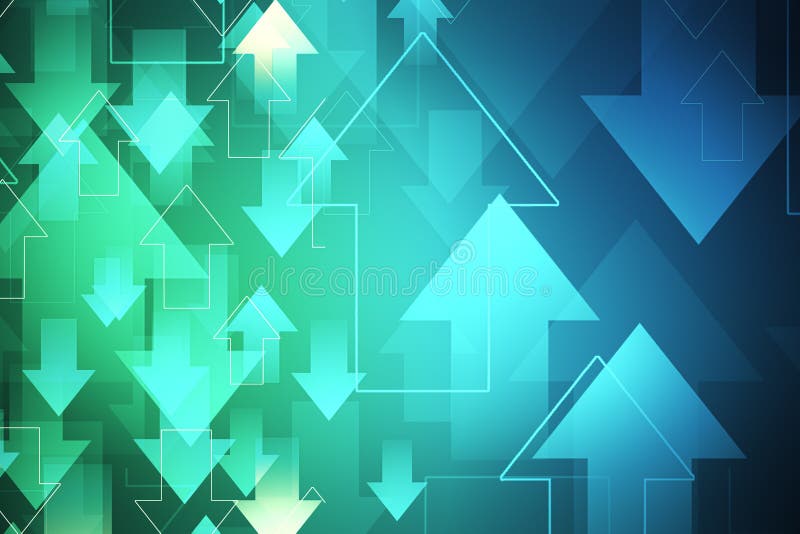 Digital arrows background stock illustration. Illustration of marketing ...