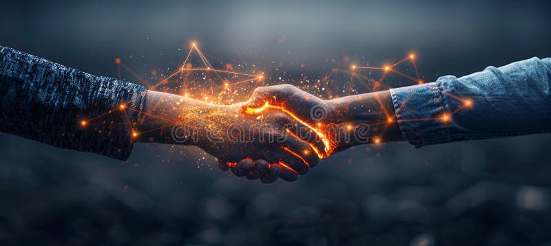 Glowing Digital Avatars Handshake Over Network of Interconnected ...
