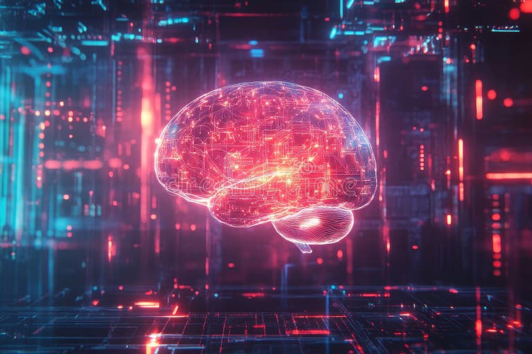 Glowing Digital Brain in a Virtual Cyber Environment with Neural ...