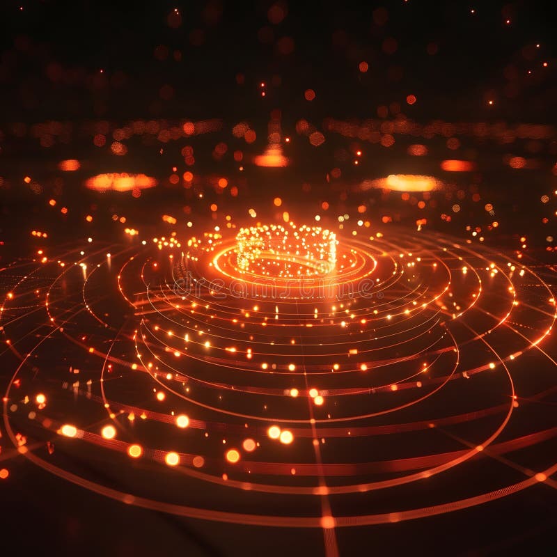 Glowing Digital Connections of a High-Speed 5G Internet Network ...