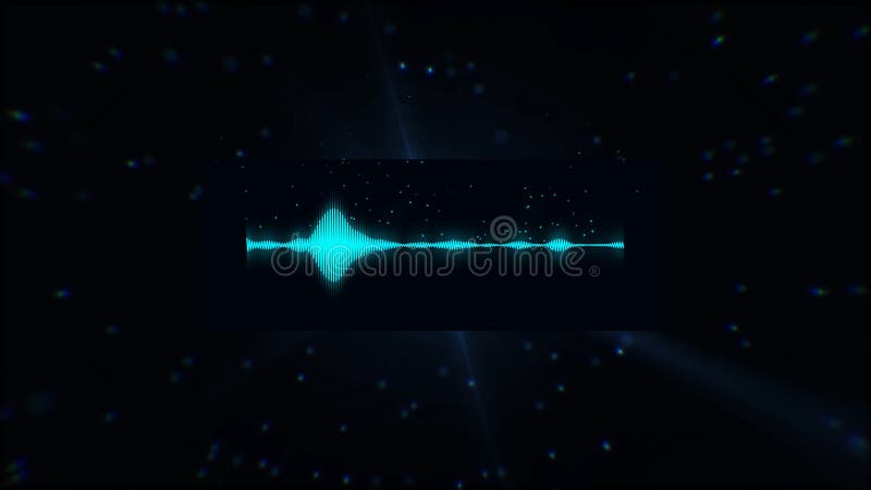 Glowing Digital Spectrum Animation Background. Animation Stock ...