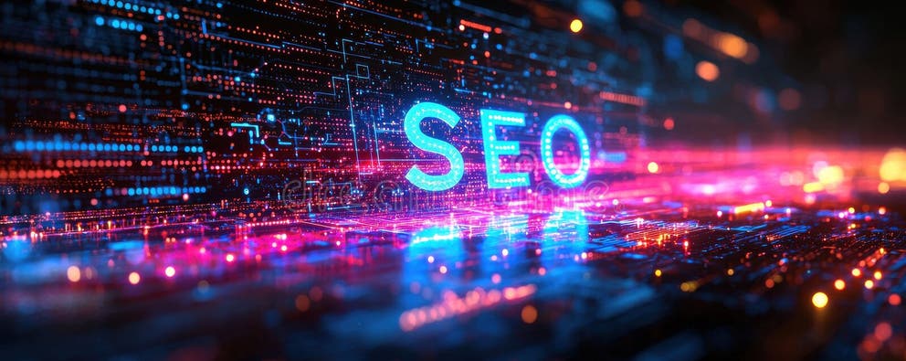 Glowing Digital Visualization with Connected Networks and Electric ...