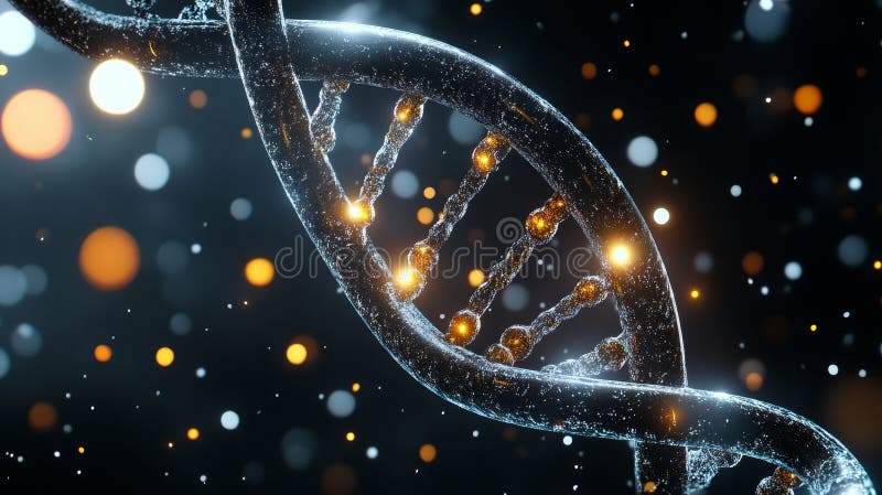 Code of Life - DNA Molecule Vector Stock Vector - Illustration of ...