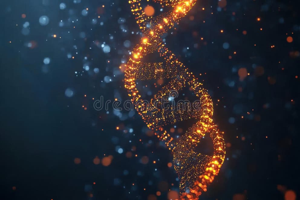 Glowing Dna Structure, Innovation Science Technology, Abstract Genetic ...