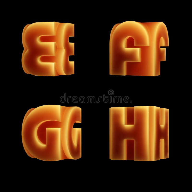 Double Font. Vector Alphabet Stock Vector - Illustration of uppercase ...