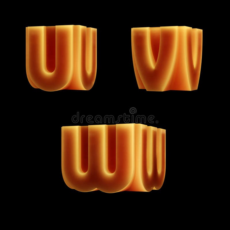 Double Font. Vector Alphabet Stock Vector - Illustration of number ...