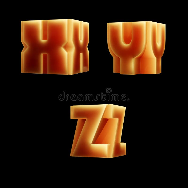 Double Font. Vector Alphabet Stock Vector - Illustration of uppercase ...