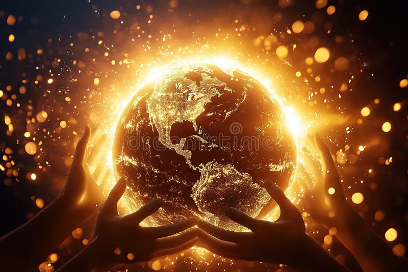150 Earth Cradled Hands Ai Generated Stock Photos - Free & Royalty-Free ...