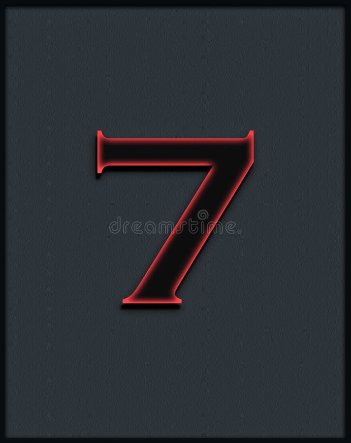 Number 7 Fire Stock Illustrations – 151 Number 7 Fire Stock ...