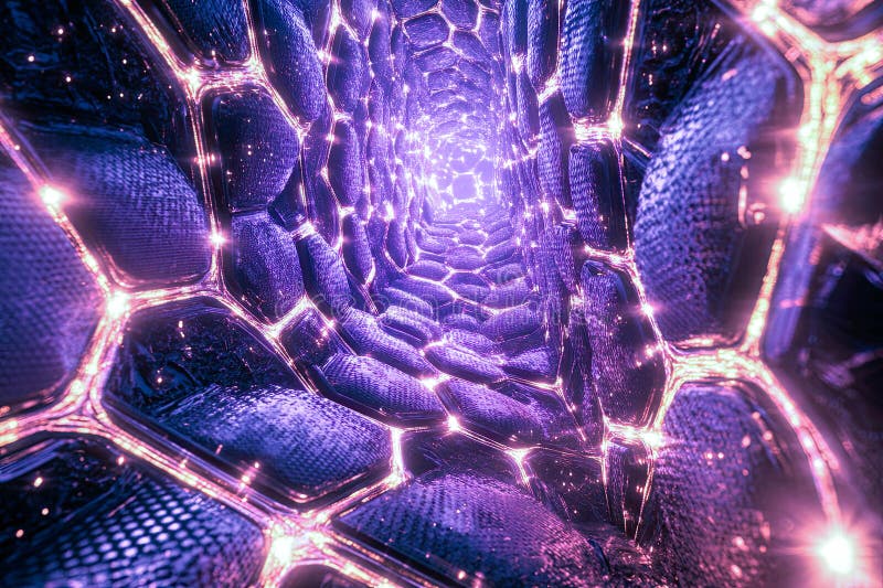 Glowing Energy Matrix Emerges from Deep Multidimensional Realms of ...