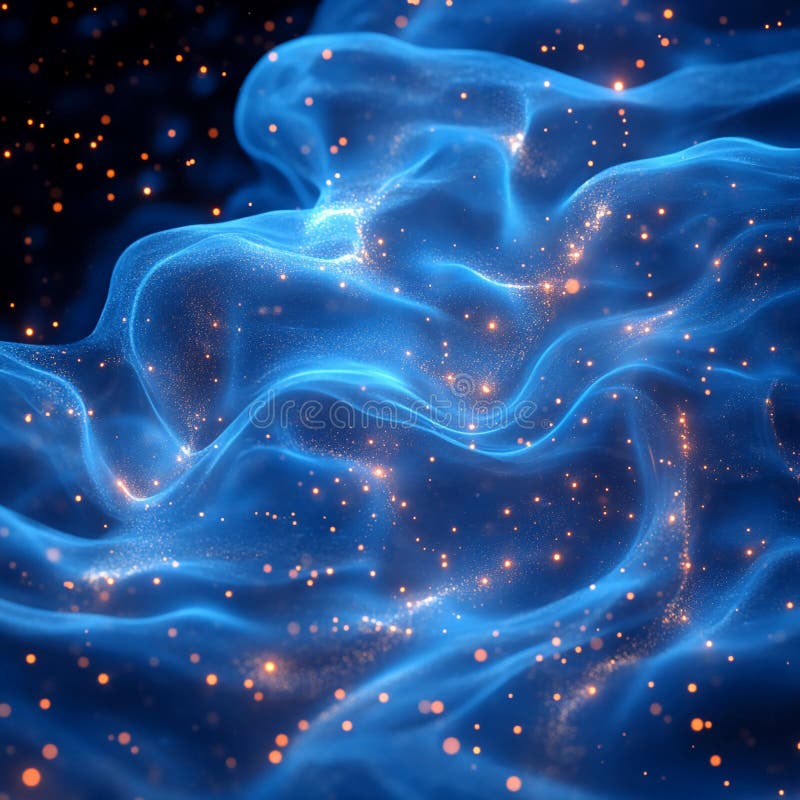 Glowing Energy Waves stock photo. Image of futuristic - 375682314