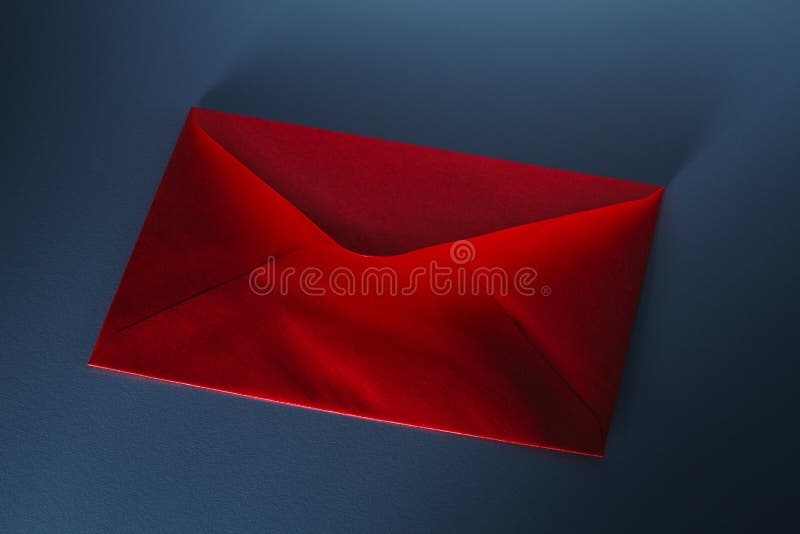 Glowing Envelope From The Back Stock Photo - Image of isolated, worn ...