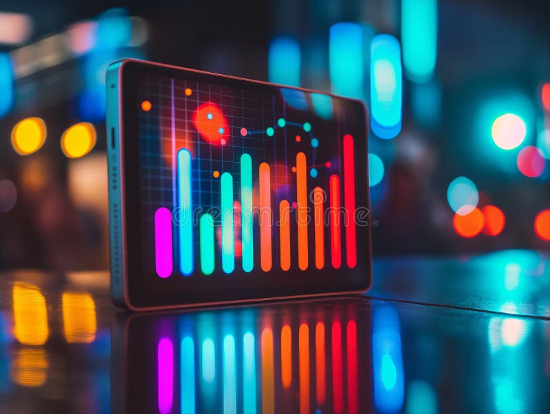 Colorful Equalizer Background Stock Photo - Image of digital, waves ...