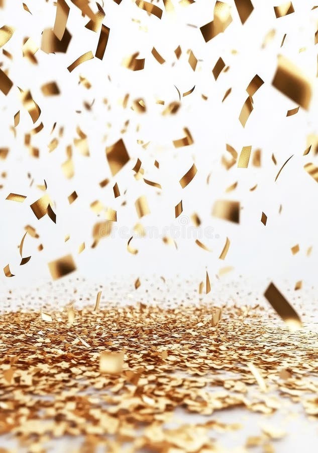 Glowing Festivity: Exceptional 3D Visualization of Gleaming Gold ...