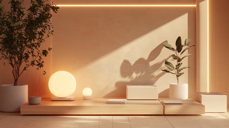 A Glowing Flat Lay of Modular Lighting Setups Styled for Minimalist ...